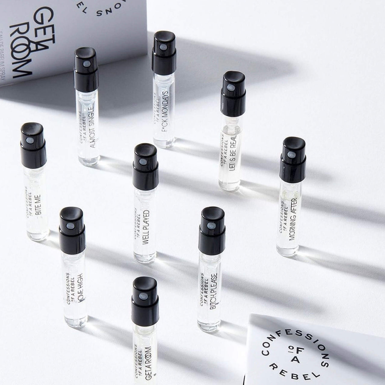 Fragrance Flight, mini perfume sets - Confessions of a Rebel